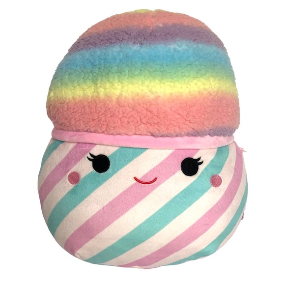 Squishmallows | Toys | Squishmallow Rainbow Sno Cone Bevin 3 Stuffie ...